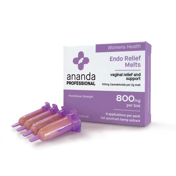 Endo Relief Melts - CBD Vaginal Suppositories - Ananda Professional