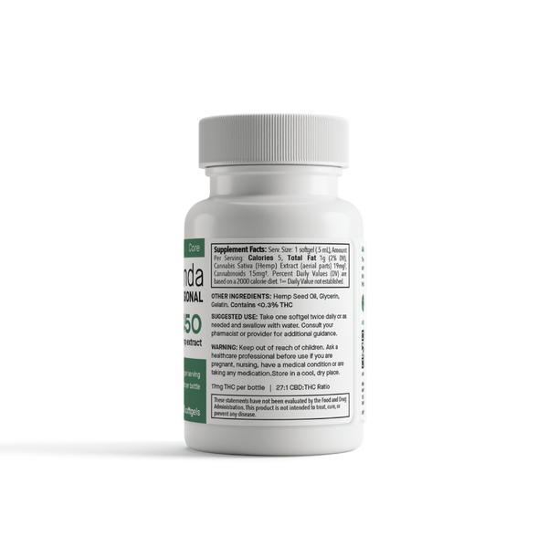 15mg Full Spectrum Hemp CBD Softgels - 30 Count - Ananda - Ananda ...